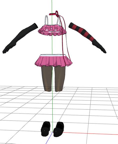 Mmd Frilly Skirt Set Downloa By Mmdfakewings18 On Deviantart