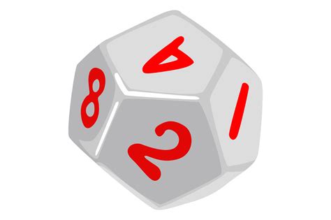 Game Tool White Pentagon Dice 22034298 Png