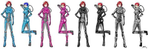Commish Color Test Latex Spacesuit Pair Quickie By Jarloworks On