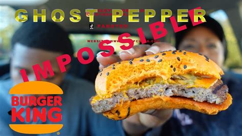 Burger King Vegetarian Style Ghost Pepper Whopper Mukbang