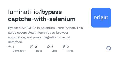 Github Luminati Iobypass Captcha With Selenium Bypass Captchas In