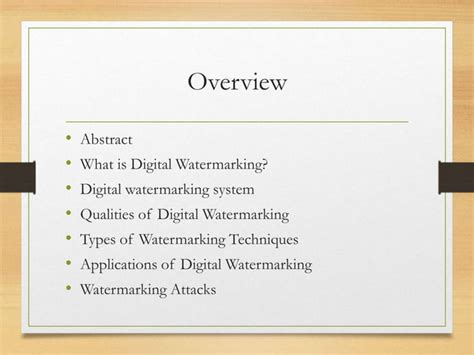 Digital Watermarking Techniques For Security Applications Ppt