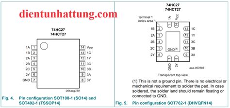 Ic SỐ Sn74hc27 CỔng Nor Ic CỔng Logic 3 Input Dip