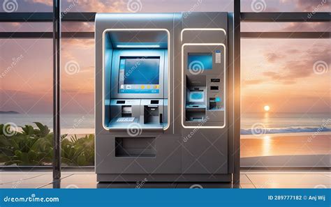 Atm Automated Teller Machines Stock Illustration Illustration Of Render Bank 289777182