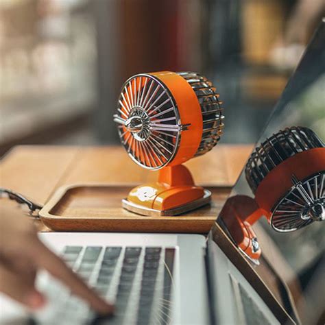 레트로 미니 제트팬 프리미엄 데스크 선풍기 편리한 잡화 쇼핑몰