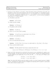 SOL2 Discrete Structures CS2800 Spring 2015 Homework 2 Logic And