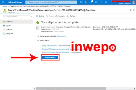 Cara Membuat RDP Windows Server Di Microsoft Azure Inwepo