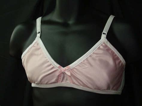 Bra For Men Satin Cross Dresser Fetish Sissy Full Cover Trainning