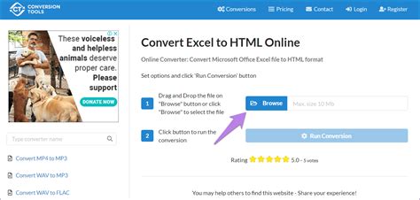 3 Best Ways To Convert Excel Sheet To HTML Table