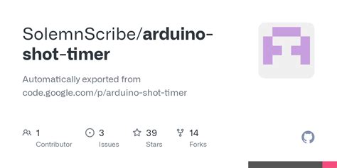 Github Solemnscribe Arduino Shot Timer P Arduino