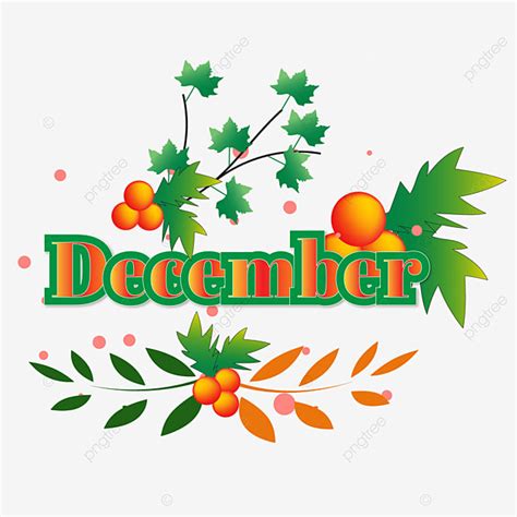 Hello December Clipart Transparent PNG Hd Hello December Hand Draw