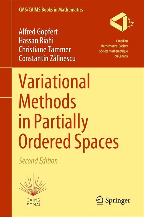Variational Methods In Partially Ordered Spaces 2nd Edition SoftArchive