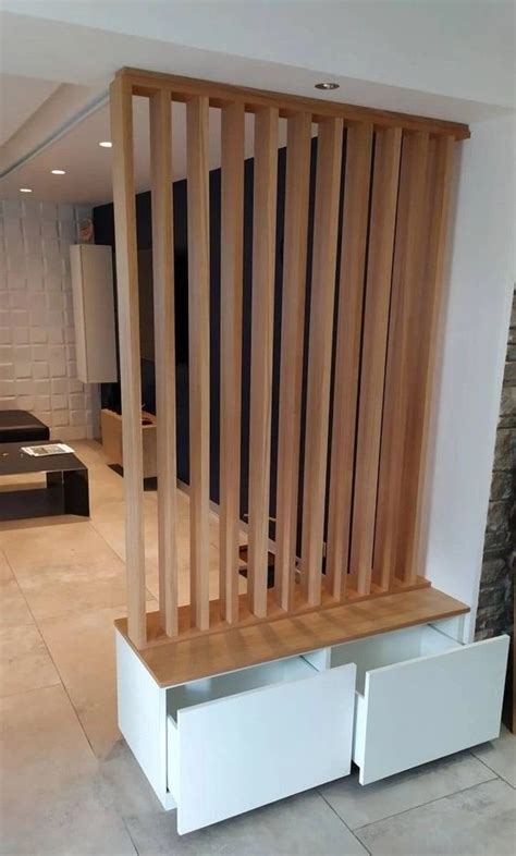 Деление комнаты | Living room partition design, Home entrance decor ...