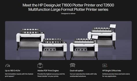 Hp Designjet T1600 Printer Series