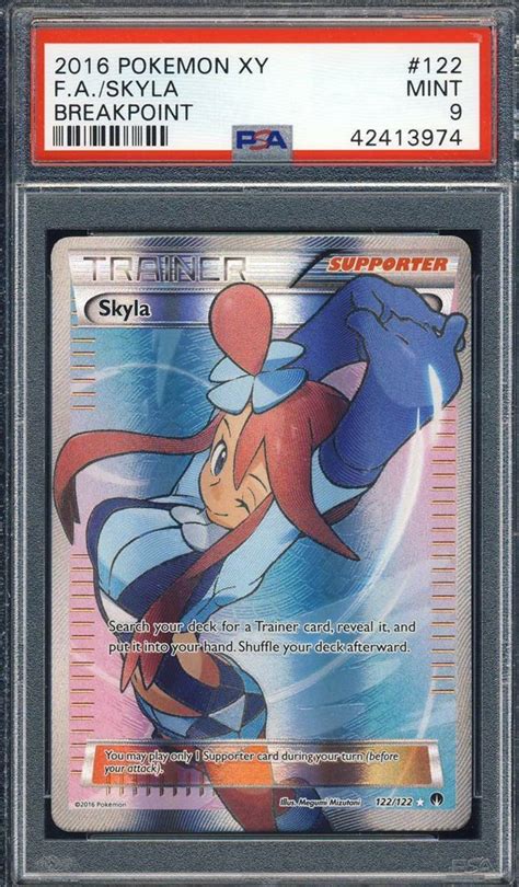 Auction Prices Realized Tcg Cards 2016 Pokemon Xy Breakpoint Full Artskyla
