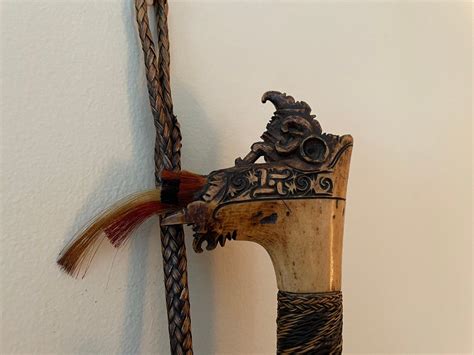 Extraordinary Rare Mandau Sword Dayak Peoples Of Borneo For Sale At 1stDibs Dayak Sword