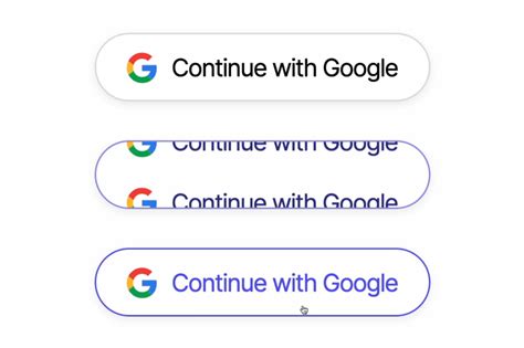 Roll Up Animated Continue With Google Button Webflow