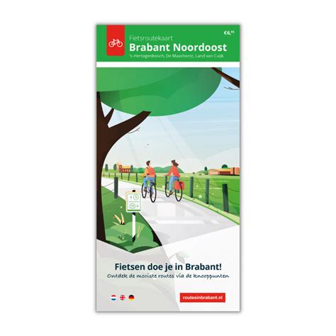 Fietskaart Brabant Noordoost Stadje Aan De Maas