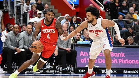 Betting Odds And Prediction For Detroit Pistons Vs Houston Rockets
