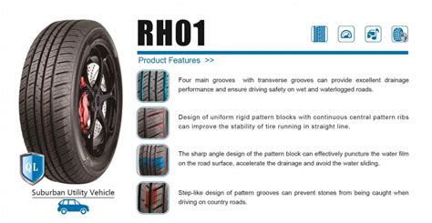 265 60R18 Durun Tyre RH01 Cheap China PCR Passenger Tires