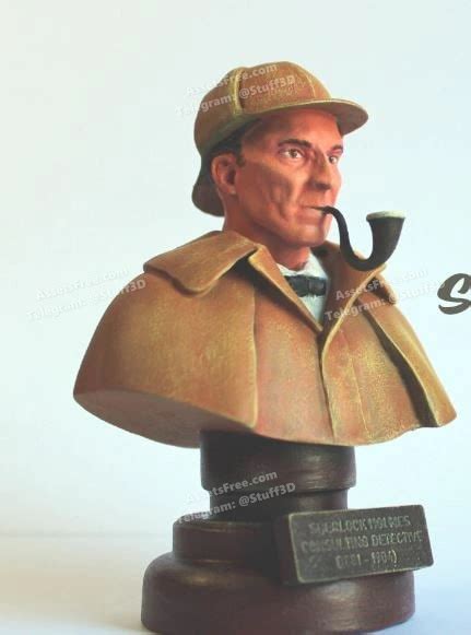 Sherlock Holmes 3d Print Model Free High Quality Models For Your Projects Assetsfree”