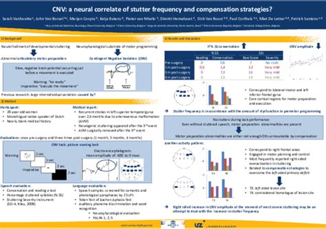 Pdf Cnv A Neural Correlate Of Stuttering Frequency And Compensation Strategies Patrick