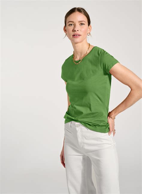 Baukjen Essentials Organic Slim Tee Grass Green Baukjen