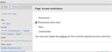 Views Permissions Strict Header Footer Twig Handler