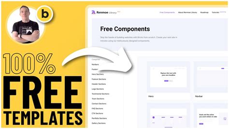 Get Started With Free Bricks Builder Templates From Renmoe Grab The