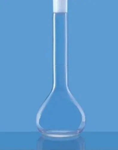 Glass 250ml Pvc Stoppers Volumetric Flask For Chemical Laboratory At