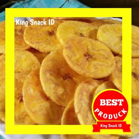 KERIPIK PISANG BULAT MANIS KRIPIK PISANG MADU BULET KOIN 500GR SUPER