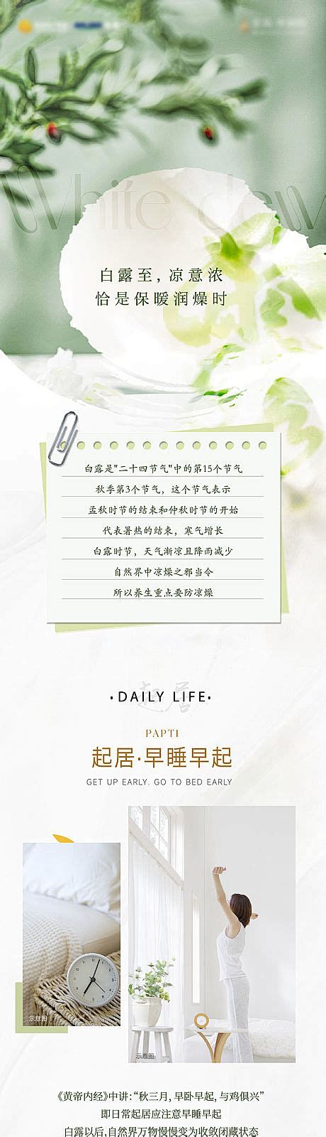 白露养生长图 源文件