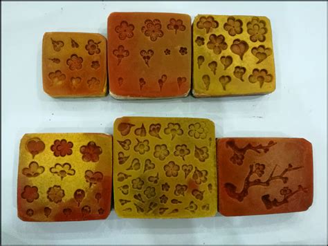 古今紫缘宜兴紫砂壶制壶工具陶艺贴花梅花竹叶花货模型模板 虎窝淘