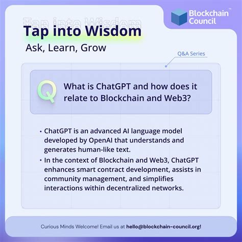 Blockchain Council On Linkedin Ai Blockchain Qna Faq Chatgpt Blockchaincouncil Web3