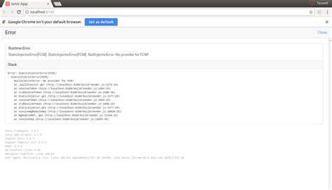 NullInjectorError No Provider For Firebase For Ionic Framework Stack Overflow