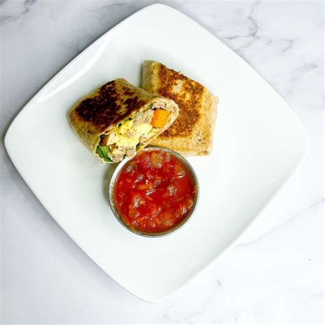 Turkey Apple Sausage Breakfast Burrito Single Perfectly Portioned