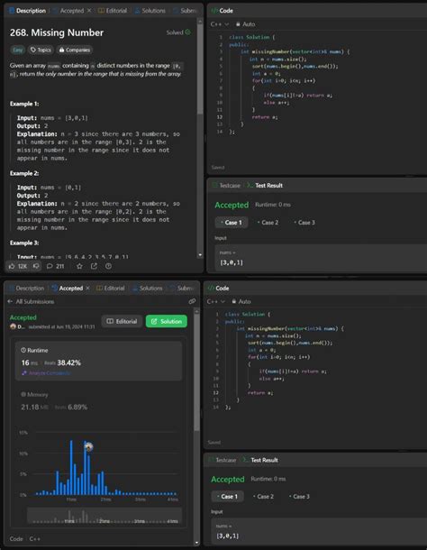 How To Solve Leetcode Problem 268 Dhruv Gupta Posted On The Topic
