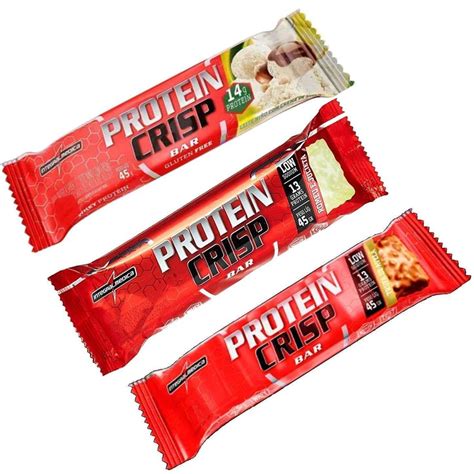 Barrinha Proteina Crisp Bar 12uni Integral Médica Cookies Netshoes