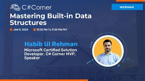 c corner on linkedin webinar freewebinar csharp datastructures
