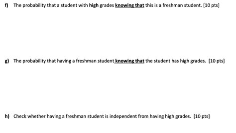 Solved Problem 1 80 Points A H 10pts In Qu A Survey