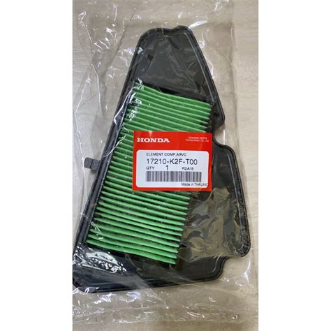 17210-K2F-T00 ไส้กรองอากาศ SCOOPY-I 2021 2022 อะไหล่แท้ HONDA | Shopee ...