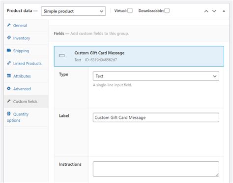 woocommerce guide add an input field to a product page