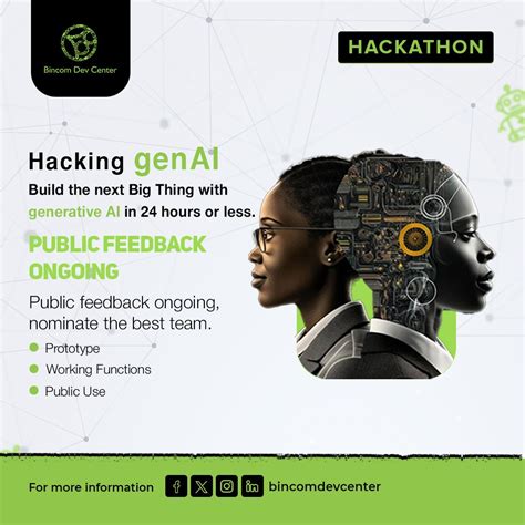 bincomhackathon hackinggenai techevent innovation technology