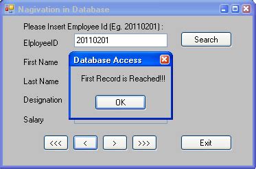 Record Searching Navigation In Vb Net