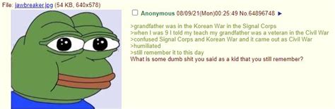 Anons Grandpa Was A Veteran Scrolller