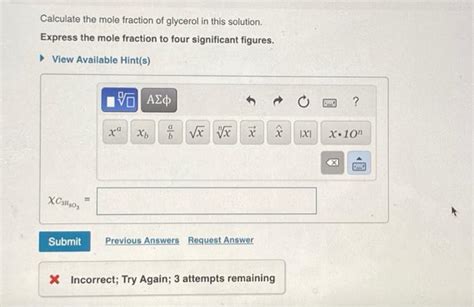 Solved Chemists Often Use Molarity M In Moles Liter To