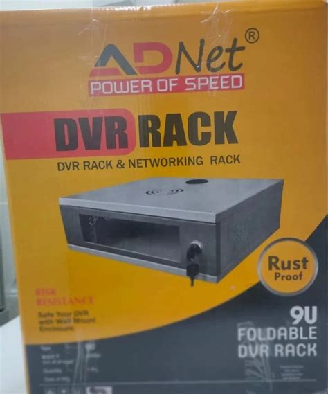 Gray Adnet Mild Steel DVR Rack 2U Storage Capacity 2 Device At Best