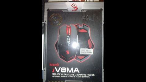 A4tech Bloody V8MA (unboxing + small review + test) - YouTube