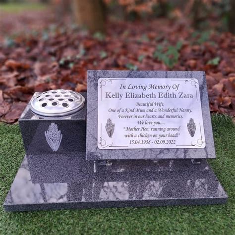 Personalised Memorial Stone Gravestone Granite Folksy