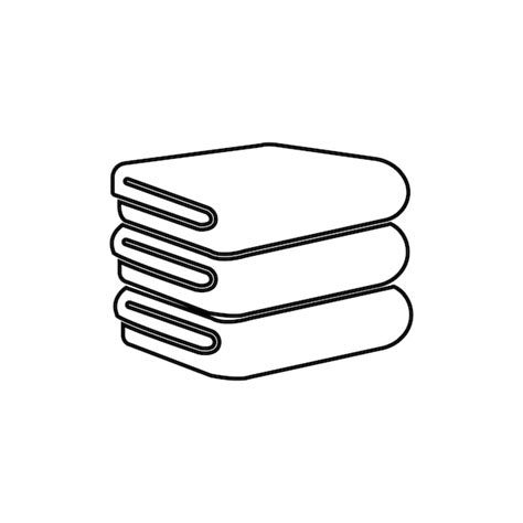Icono De Toalla Vector Premium